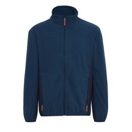 Fleecejacke North Bend "Fleecejacke NBHelgo", Herren, Gr. XXL, blau (navy blazer), Obermaterial: 100% Polyester PES., meliert, regular fit normal, Jacken Fleecejacke