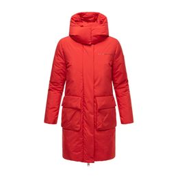 Winterjacke Marikoo "Marikoo Nanami Damen Winterjacke N023", Damen, Gr. L, rot (salsa rot), Obermaterial: 100% Polyester PES., Jacken Winterjacke
