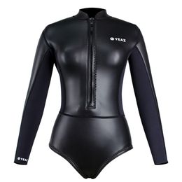 Schwimmanzug YEAZ "Wetsuit NEOSUIT", Damen, Gr. XL, US, schwarz, Obermaterial: 90% Neopren neoprene. 10% Nylon NY., Badeanz&uuml;ge Schwimmanzug