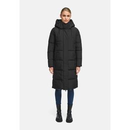 Winterjacke Marikoo "Marikoo Chumanii Damen Herbst Winter Steppmantel Parka lang N057", Damen, Gr. XXL, schwarz, Obermaterial: 100% Polyester PES., Jacken Winterjacke