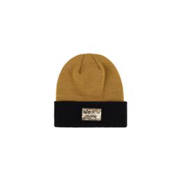 Skim&uuml;tze Alpha Industries "Crew C Label Beanie", Herren, Gr. onesize, gr&uuml;n (khaki), Obermaterial: 100% Polyacryl, M&uuml;tzen Skim&uuml;tze