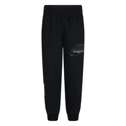 Jogginghose Nike Sportswear, M&auml;dchen, Gr. 104 (4), N-Gr, schwarz, Sweatware, Obermaterial: 60% Baumwolle, 40% Polyester, unifarben, Hosen Jogginghose