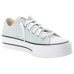 Sneaker Converse "CHUCK TAYLOR ALL STAR LIFT PLATFORM", Damen, Gr. 38, you dew you, wei&szlig;, schwarz, Textil, Schuhe Sneaker