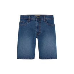 Jeansshorts Blend "Shorts BHZillo", Damen, Gr. L, N-Gr, blau (denim middle blau), Obermaterial: 68% Baumwolle CO. 27% Polyester PES. 3% Viskose CV. 2% Elasthan EL., Jeans Jeansshorts