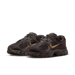 Sneaker Nike Sportswear "W V5 RNR", Damen, Gr. 42,5, medium ash, metallic gold, cave stone, Synthetik, Textil, Schuhe Sneaker, inspiriert vom Design des Y2K Nike Vomero 5