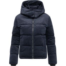 Steppjacke Ragwear "Steppjacke Roobie Velvet YOUMODO", Damen, Gr. XL, blau (navy), Obermaterial: 100% Polyester PES. Obermaterial: Futter: 100% Polyester PES. 100% Polyester PES., Jacken Steppjacke