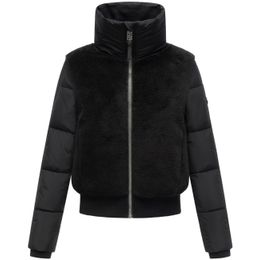 Pl&uuml;schjacke Navahoo "Fleecejacke Teddyzone 14", Damen, Gr. XL, schwarz, Obermaterial: 100% Polyester PES. Obermaterial: 100% Polyester PES. Futter: 100% Polyester PES. 100% Polyester PES., Jacken Pl&uuml;schjacke