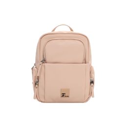 Rucksack SURI FREY "Rucksack SFY Karny", Damen, Gr. B/H/T: 29cm x 34cm x 11cm, rosa (lightrose 646), Obermaterial: 60% Polyurethan PU. 40% Polyester PES., Rucks&auml;cke Rucksack