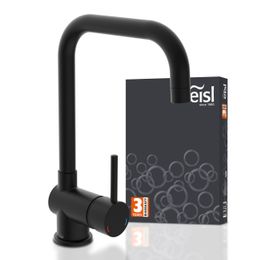 EISL&reg; Sp&uuml;ltischarmatur EISL "Futura", schwarz, B:11,2cm H:31,9cm T:25,9cm, Kunststoff, Messing, Armaturen, Sp&uuml;ltischarmatur, energiesparende Cold-Start-Funkt., 360 schwenkbar, ger&auml;uscharm