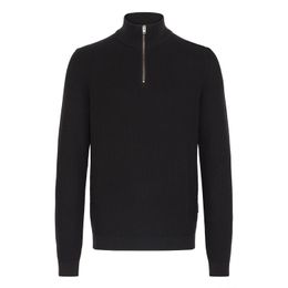 Troyer Casual Friday "Troyer CFNOAR", Herren, Gr. XXL, schwarz (schwarz beauty), Obermaterial: 100% Baumwolle CO., Pullover Troyer