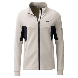 Trainingsjacke LPO "Trainingsjacke, Sportjacke Aiden", Herren, Gr. S, silber lining, 47% Baumwolle, 46% Polyester, 7% Elasthan, regular fit, Jacken Trainingsjacke, mit Allover‑Print