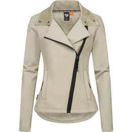 Sweatjacke Ragwear "Sweatjacke Saskie", Damen, Gr. M, gr&uuml;n (dusty olive), Obermaterial: 95% Polyester PES. 5% Elasthan EL., Sweatjacken Sweatjacke