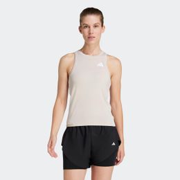 Tanktop adidas Performance "WE 3S TK", Damen, Gr. XXL, grau (wonder aluminium, wei&szlig;), Obermaterial: 88% Polyester, 12% Elasthan, Rundhals, Tops Tanktop