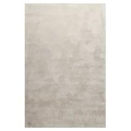 Teppich HOMIE LIVING "Pisa", beige (creme beige), B:70cm H:25mm L:140cm, Polyester, Teppiche, Teppich, Hochflor, Microfaser, uni, weich, Shaggy, Wohnzimmer, Schlafzimmer