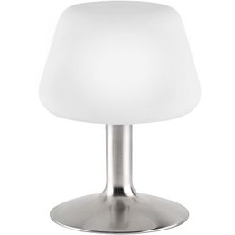 Paul Neuhaus LED Tischleuchte "Till", grau (stahlgrau), 1, &Oslash; 15cm H: 20cm, 1 Stk., Leuchten, 3-Stufen Touchdimmer, LED Tischleuchte