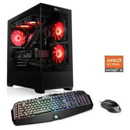CSL Gaming-PC "Levitas V29209", schwarz, Microsoft Windows 11 Home (64 Bit), 32 GB RAM 1.000 GB SSD, Desktop-PCs