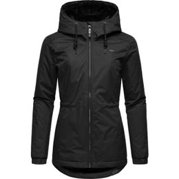 Winterjacke Ragwear "Winterjacke Dankka Warm", Damen, Gr. XL, schwarz, Obermaterial: 100% Polyester PES. Obermaterial: Futter: 100% Polyester PES. 100% Polyester PES., Jacken Winterjacke