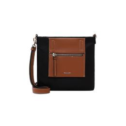 Umh&auml;ngetasche Tamaris "Umh&auml;ngetasche TAS Fabrizia", Damen, Gr. B/H/T: 28cm x 27cm x 6cm 0, schwarz (schwarz 100), Polyester, Taschen Umh&auml;ngetasche