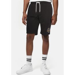 Sweatshorts Quiksilver "POST IT FLEECE SHORT YM", Herren, Gr. XL, N-Gr, schwarz, Obermaterial: 55% Baumwolle, 45% Polyester, Hosen Sweatshorts, sportlicher Stil