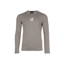 Longsleeve Armani Exchange "Longsleeve T-SHIRT 1er Pack", Herren, Gr. XL, beige, Obermaterial: 100% Baumwolle CO., Shirts Longsleeve