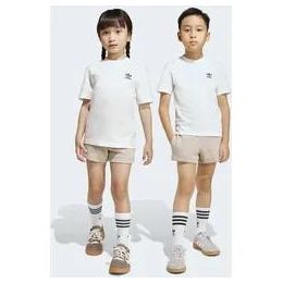 T-Shirt & Shorts Adidas ORIGINALS "KIDS UND SET", Jungen, Gr. 116, stone khaki, Obermaterial: 100% Baumwolle, KOB Set-Artikel