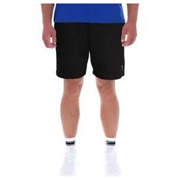 Sweatshorts Reebok "MARCUS SMALL LOGO FLEECE SHORTS", Gr. 3XL, N-Gr, schwarz, Obermaterial: 60% Baumwolle, 40% Polyester, Hosen Sweatshorts, lockere Passform, mit elastischem Bund, sportlicher Stil