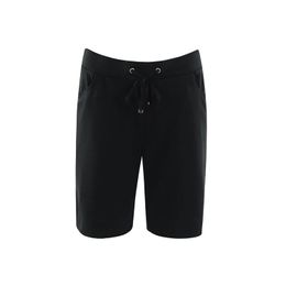 Jogginghose Hajo "Shorts", Damen, Gr. 4XL, N-Gr, schwarz, Obermaterial: 62% Baumwolle CO. 38% Polyester PES., Hosen Jogginghose