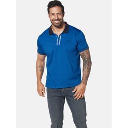 Poloshirt Jan Vanderstorm "Poloshirt ISFRIED", Herren, Gr. L, blau (royal blau), Obermaterial: 100% Baumwolle CO., Shirts Poloshirt
