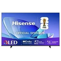 HISENSE QLED-Fernseher "75E77Q", Energieeffizienz: E (A-G), transparent (schwarz), 75 &prime;&prime;, Fernseher, 4K UHD QLED, Topseller