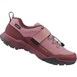Fahrradschuh Shimano "Fahrradschuhe EX500W, plum", Damen, Gr. 42, lila (plum), Obermaterial: 100% Synthetik synthetic., Schuhe Fahrradschuh