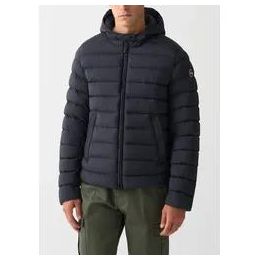 Daunenjacke COLMAR "MENS DOWN JACKET", Herren, Gr. 54, schwarz (schwarz, grau), Web, Obermaterial: 100% Nylon. Futter: 100% Nylon. Wattierung: 90% Entendaune, 10% Entenfeder, unifarben, regular fit normal, hoch geschlossener Ausschnitt, abgerundeter Saum, Jacken Daunenjacke