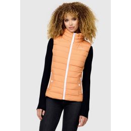 Steppweste Marikoo "Marikoo Reimii Damen Stepp Weste B995", Damen, Gr. XL, orange (apricot sorbet), Obermaterial: 100% Polyester PES., Westen Steppweste