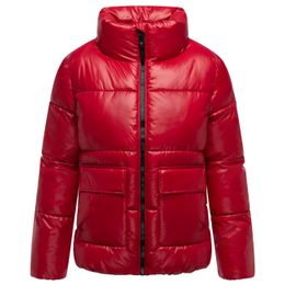 Kurzjacke Navahoo "Kurzjacke Eispracht 14", Damen, Gr. L, rot (deep rot), Obermaterial: 100% Polyester PES. Obermaterial: Futter: 100% Polyester PES. 100% Polyester PES., Jacken Kurzjacke