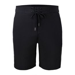 Badeshorts YEAZ "Badeshorts DAVEY", Herren, Gr. M, US, schwarz, Obermaterial: 92% Polyester PES. 8% Elasthan EL., Badehosen Badeshorts