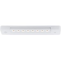 Paulmann LED Lichtleiste, grau (chromfarben), 1, H: 2,7cm, 1 Stk., Leuchten, LEDSmartLightbatteriebetrieben+ Schalter An/Aus/Dimmen&Bewegungsmelder, LED Lichtleiste