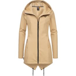 Sweatjacke Ragwear "Sweatjacke Wingi", Damen, Gr. XL, grau (taupe), Obermaterial: 95% Polyester PES. 5% Elasthan EL., Sweatjacken Sweatjacke