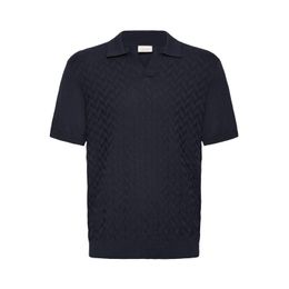 Poloshirt Casual Friday "Poloshirt CFDyrvik", Herren, Gr. XL, blau (schwarz navy), Obermaterial: 100% Baumwolle CO., Shirts Poloshirt