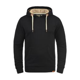 !Solid Hoodie SOLID "Hoodie SDTrip", Herren, Gr. S, schwarz (schwarz pil), Web, Obermaterial: 50% Baumwolle CO. 50% Polyester PES., Sweatshirts Hoodie