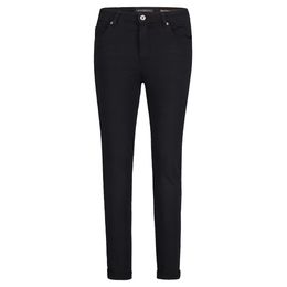 Relaxhose Betty Barclay "Basic-Jeans mit Waschung", Damen, Gr. 44, EURO, schwarz (schwarz denim), Obermaterial: 56% Baumwolle CO. 30% Viskose CV. 12% Polyester PES. 2% Elasthan EL., Hosen Relaxhose