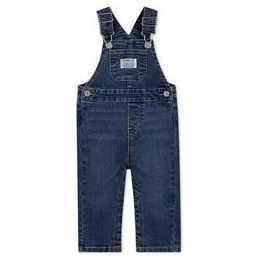 Levi's Latzjeans LEVI'S KIDS "SHORTALL", M&auml;dchen, Gr. 12M (80), N-Gr, bandwagon w, o destruction, Denim/Jeans, Obermaterial: 76% Baumwolle, 21% Polyester, 3% Elasthan, Basic, Jeans, UNISEX
