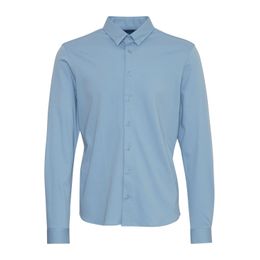 Langarmhemd Casual Friday "Langarmhemd CFArthur", Herren, Gr. XXL, N-Gr, blau (bel air blau), Obermaterial: 72% Baumwolle CO. 24% Polyester PES. 4% Elasthan EL., Hemden Langarmhemd