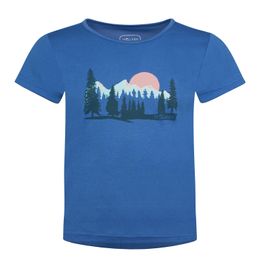 Strandshirt Trollkids "GIRLS GUDVANGEN SHIRT", M&auml;dchen, Gr. 92, cornflower, Obermaterial: 100% Polyester, Shirts Strandshirt, f&uuml;r Kinder und Jugendliche, sportlicher Stil