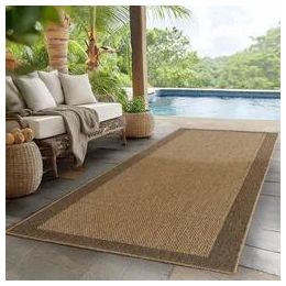 Outdoorteppich Ayyildiz TEPPICHE "TIMBER 1402", beige, B:80cm H:5mm L:250cm, Polypropylen, Teppiche, Outdoorteppich, L&auml;ufer, In und Outdoor, Jute Sisal Optik, Wohnzimmer, Aussenbereich