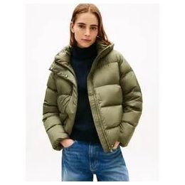 Steppjacke Tommy Hilfiger "MODERN DOWN REG JACKET", Damen, Gr. XXL (44), gr&uuml;n (utility olive), Steppware, Obermaterial: 100% Polyester, unifarben, Jacken Steppjacke