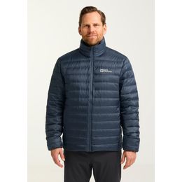 Daunenjacke Jack Wolfskin "PILVI DOWN JKT M RDS", Herren, Gr. XXL (58), blau (midnightsky), Obermaterial: 100% Polyester. Futter: 100% Polyester. F&uuml;llung: 90% Entendaune, 10% sonstige Fasern, Jacken Daunenjacke