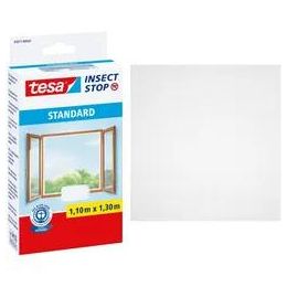 Insektenschutz-Fensterrahmen Tesa "Insect Stop Standard Fliegengitter f&uuml;r Fenster - 1.1 m :1.3 m", wei&szlig; (rahmen: wei&szlig; gewebe: wei&szlig;), B:110cm H:130cm, Insektenschutzgitter, Insektenschutzgitter -Fliegenetz ohne Bohren -zuschneidbar