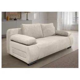 Schlafsofa Collection AB "Moritz", natur, B:200cm H:85cm T:98cm, 100%Polyester, Sofas, Schlafsofa