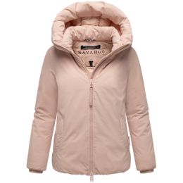 Winterjacke Navahoo "Winterjacke Bl&uuml;tenlicht 14", Damen, Gr. M, rosa (light peach), Obermaterial: 100% Polyester PES. Obermaterial: Futter: 100% Polyester PES. 100% Polyester PES., Jacken Winterjacke