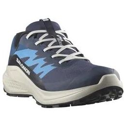 Laufschuh Salomon "ALPHAGLIDE GORE-TEX", Damen, Gr. 42, blau (blau nights, lunar rock, french blau), Synthetik, Textil, Schuhe Laufschuh, wasserdicht