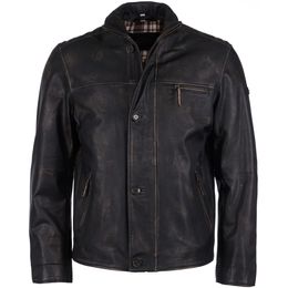 Blouson JCC "Lederjacke 1416", Herren, Gr. 58, schwarz, Obermaterial: 100% Rindsleder Leather cow. Futter: 100% Baumwolle CO., Jacken Blouson